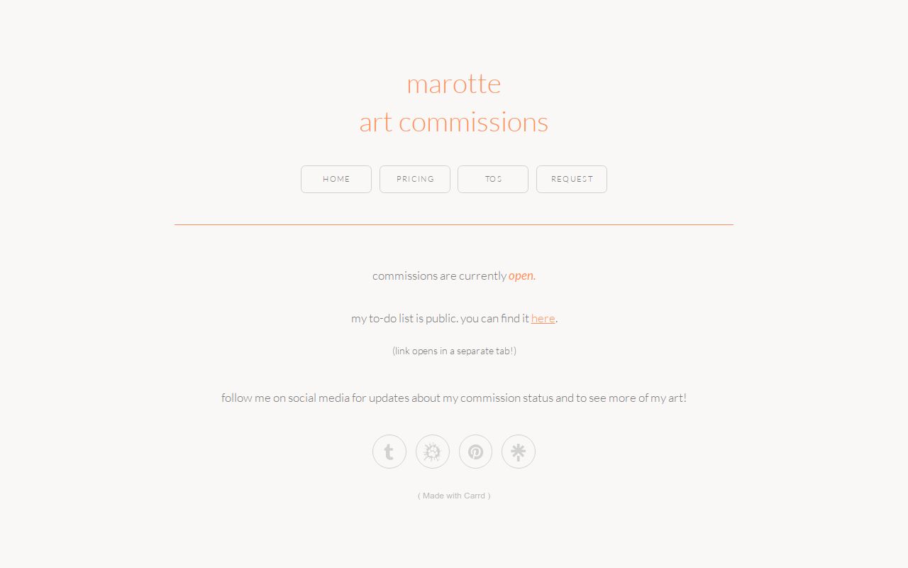 marotte art commissions